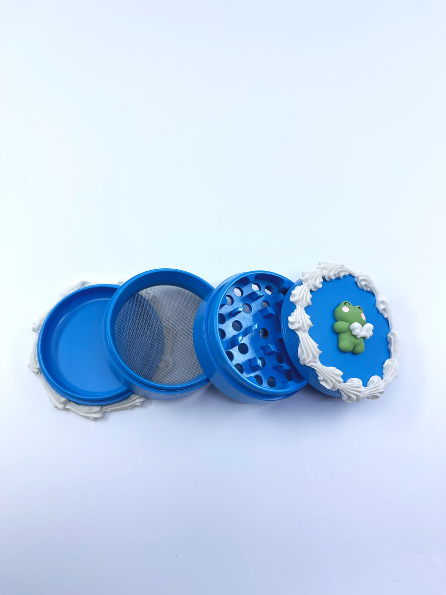 Fake Cakery Frog Angel Grinder (4 layer) – Lions Den Glass
