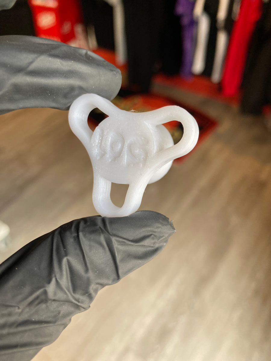 The Dab Caddy - LDG Blazer Quick Start Knob (White) – Lions Den Glass